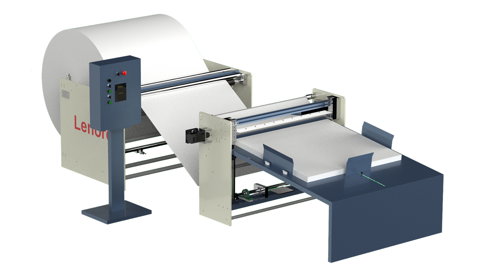 Automatic Paper Roll Cutting Machine | Lenore Industries